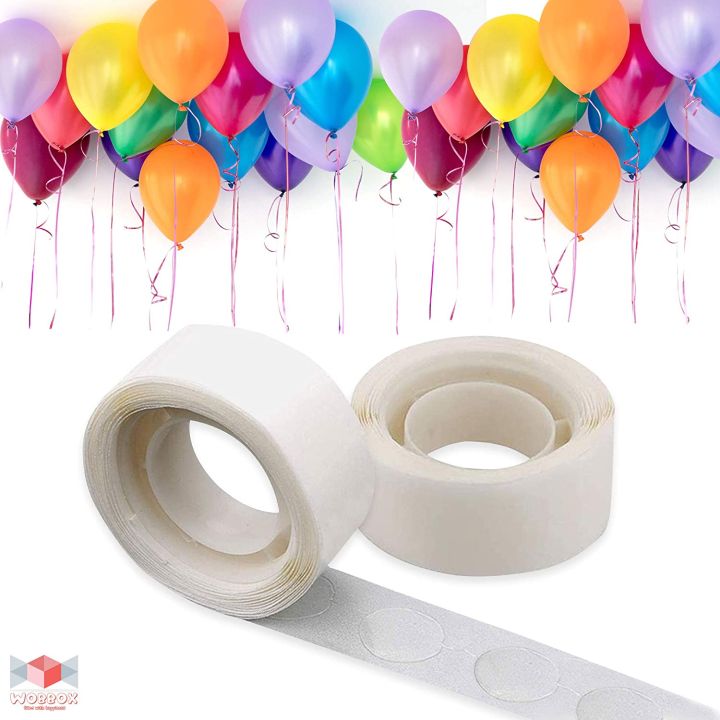 300 Pcs Dots Party Balloon Glue Dots / Sticky Dots Permanent Adhesive ...