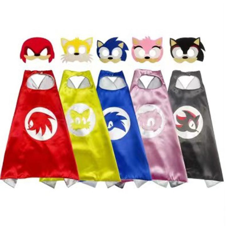 Xiangliang Anime Character Sonic Cape Set for Children's Birthday Dress ...
