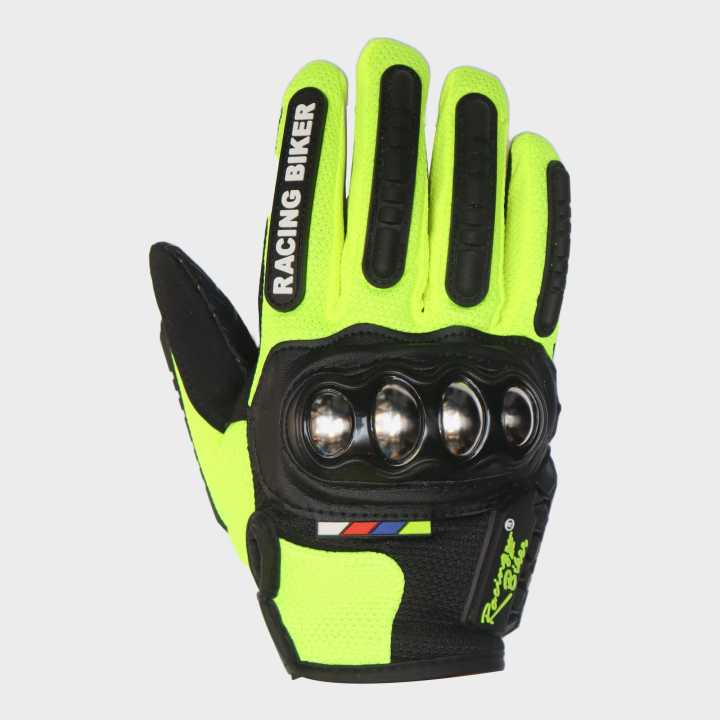 Neon Color Racing Bikers Gloves | Daraz.com.np
