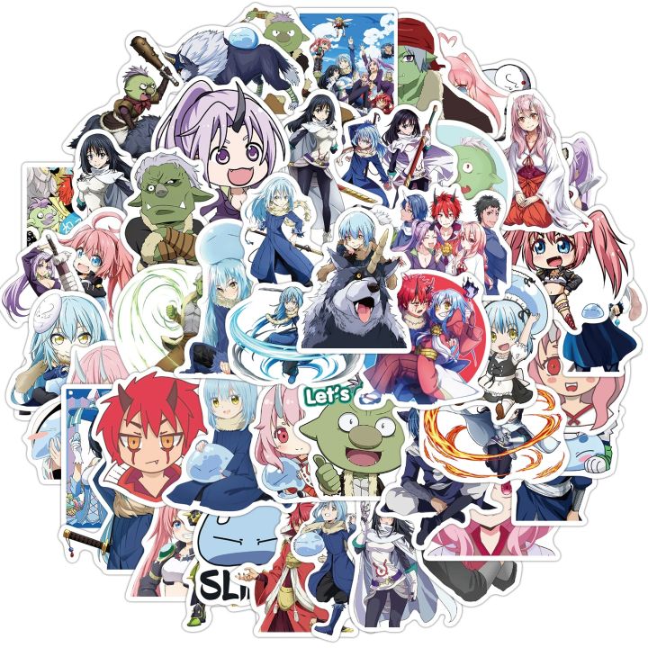 Artsy Home 25/50 pcs Japanese Anime That Time I Got Reincarnated as a ...