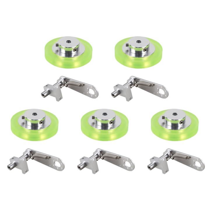5set 200mm Aluminum Polyurethane Industrial Encoder Wheel Measuring ...