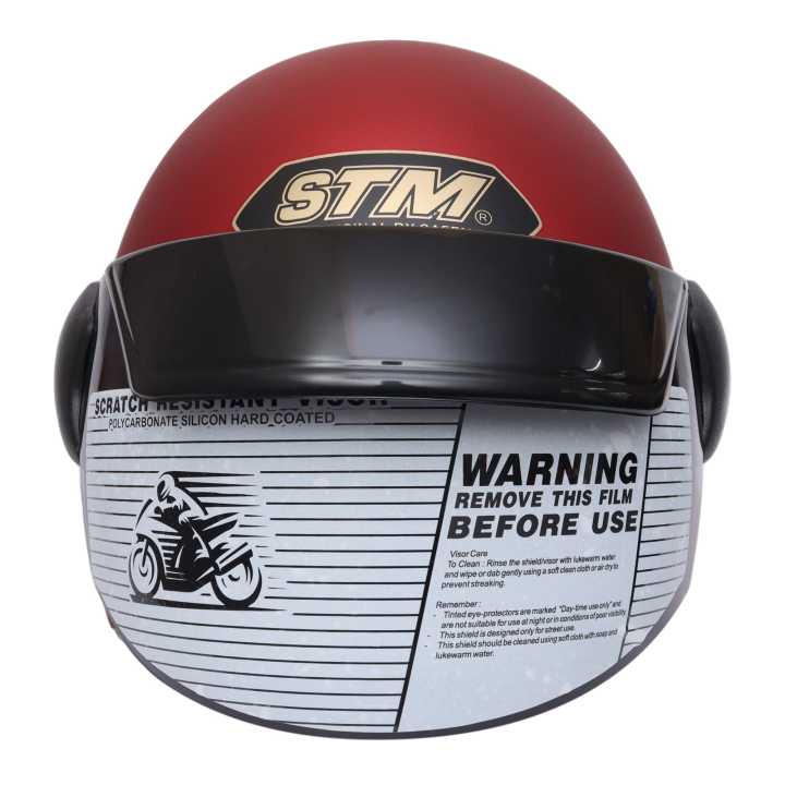 Yeti STM Cap Shinny Model Single Visor Half Helmet | Daraz.com.np