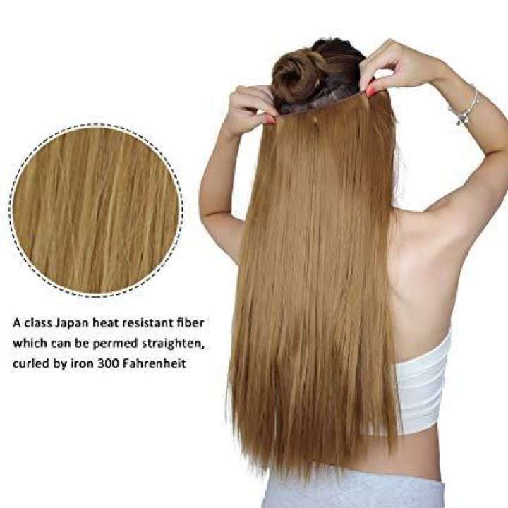 Long Straight Synthetic Hair Extension | Daraz.com.np