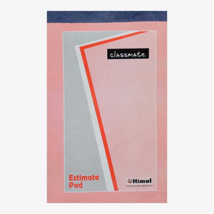 Classmate Estiomate Bill Pad (100 leaf) | Daraz.com.np