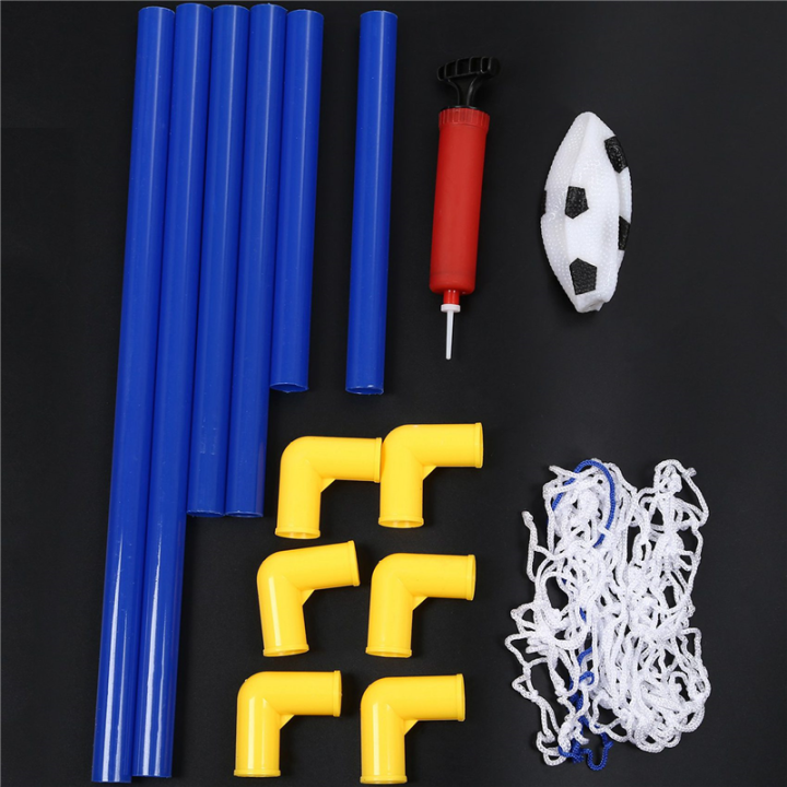 JAERBEE 12X Indoor Mini Folding Football Soccer Ball Goal Post Net Set ...