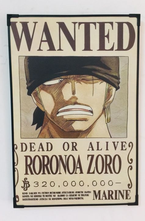ANX One Piece Wanted Poster Frame/Anime Merchandise/ | Daraz.com.np