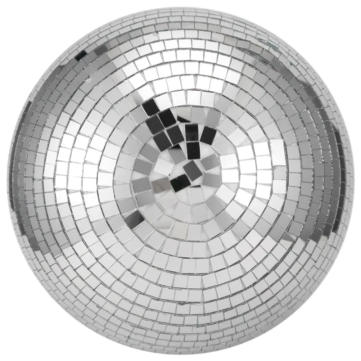 30cm Disco Light Mirror Ball, Stage Reflective Mirror Balls Silver with ...