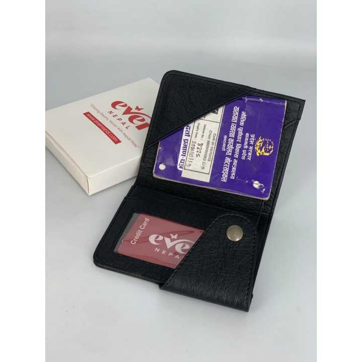 Ever Nepal Black Color PU Leather Button Wallet For Men | Daraz.com.np