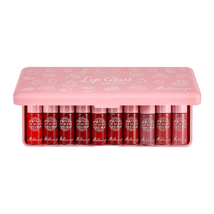 Cross-border exclusive 10-color lip gloss, moisturizing and plumping ...