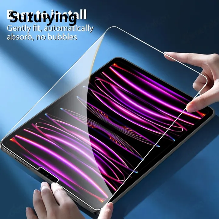 Sutuiying Tempered Glass For iPad Pro 12.9 12 9 11 10th 9th Generation ...