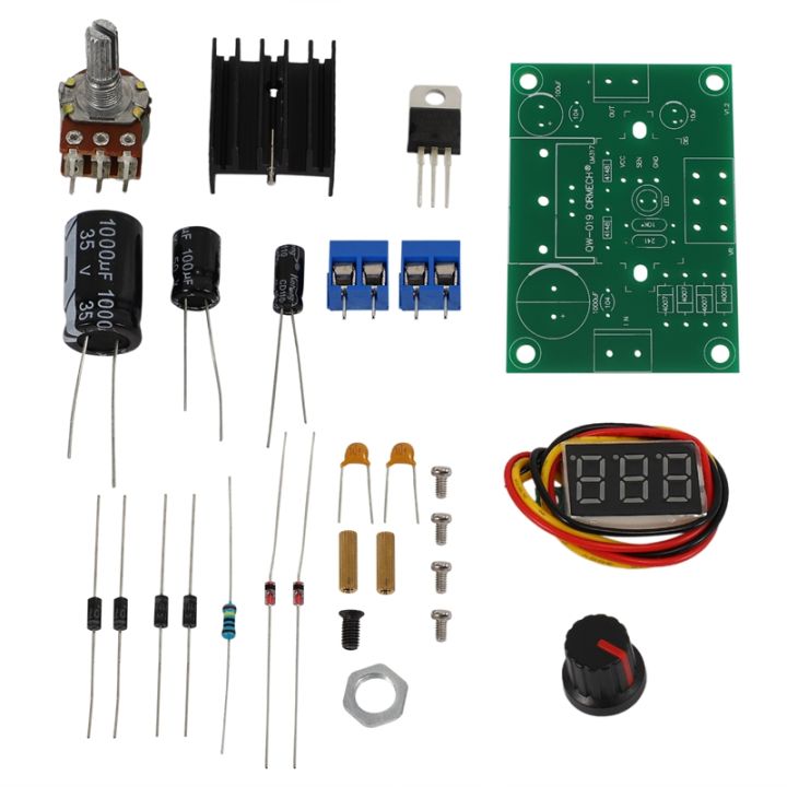 DIY Kit LED LM317 Adjustable Voltage Regulator Step-down Power Supply Module Set | Daraz.com.np