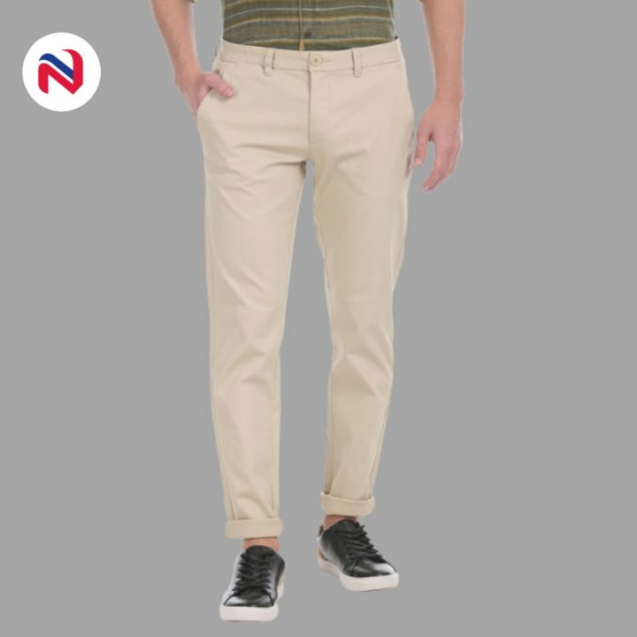 Nyptra Cream Stretchable Cotton Chinos For Men - Fashion | Chinos Pants ...
