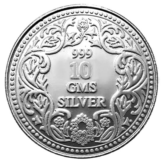 Atal Jewellers 10g Queen Victoria Pure Silver Coin | Daraz.com.np