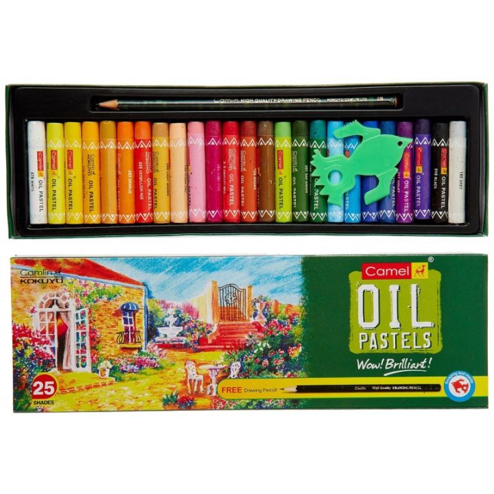 Oil Pastels 25 Shades Camlin | Daraz.com.np