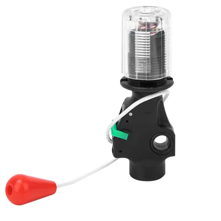 Durable Plastic Automatic Inflator Device Portable Black Life Jacket ...