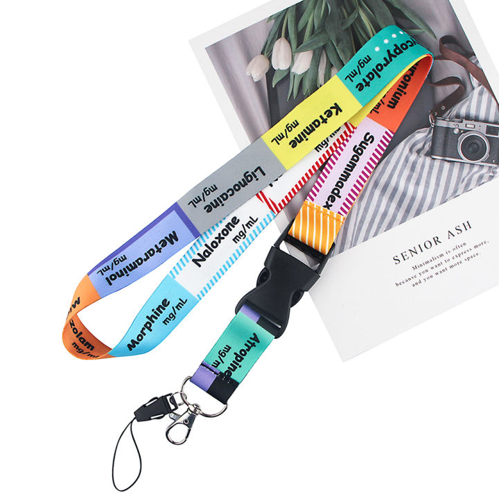 SSD Holder Badge Neckband ID Lanyard Printing Anesthetic Monitoring New ...