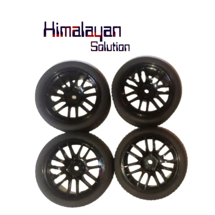 Wheel (Set of 4) with motor coupler | Daraz.com.np