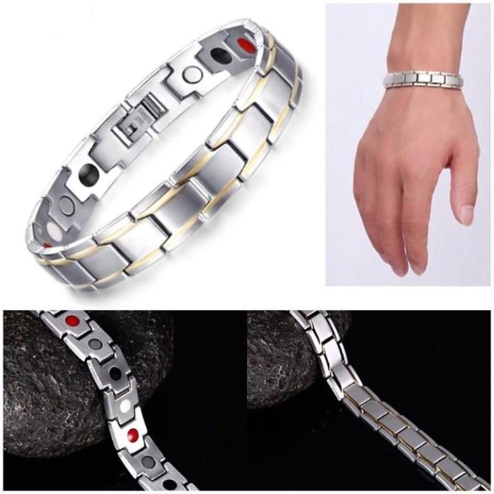 Bio-Energy Magnetic Therapy Bracelet Core Stainless | Daraz.com.np
