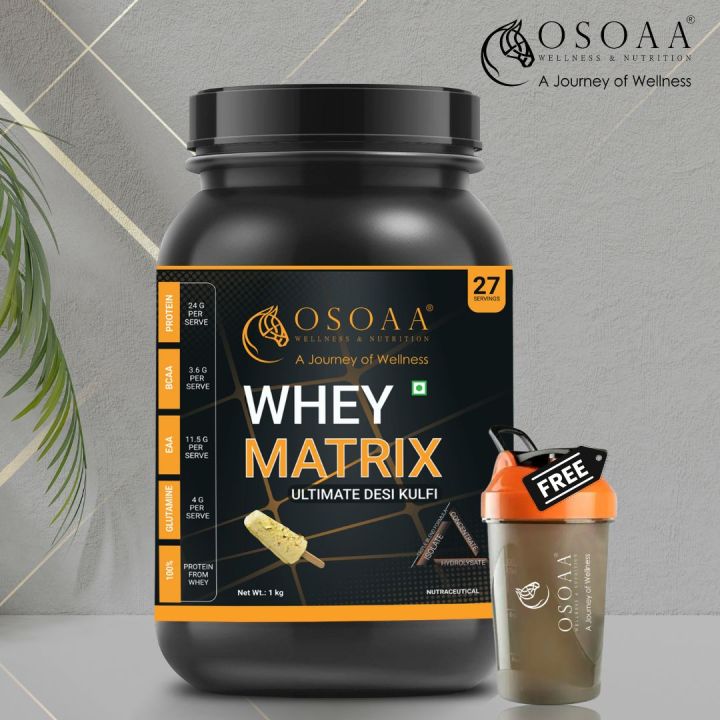 OSOAA Whey Isolate Matrix TriBlend 1Kg | 100% Protein From Whey ...