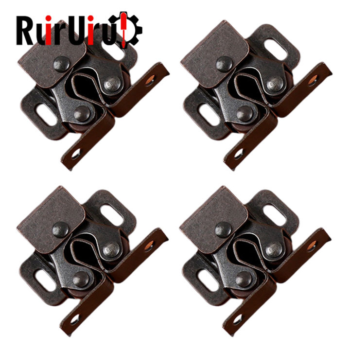 1 Set Cabinet Door Lock Built-in Spring Rustproof Electroplated ...