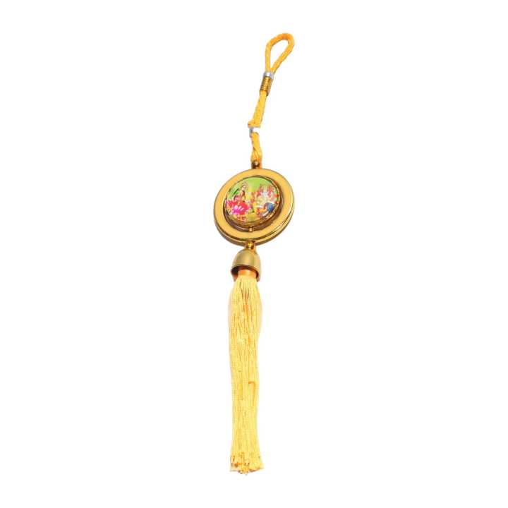 Laxmi & Ganesh Round Metal Design Car Hanging Accessories | Daraz.com.np