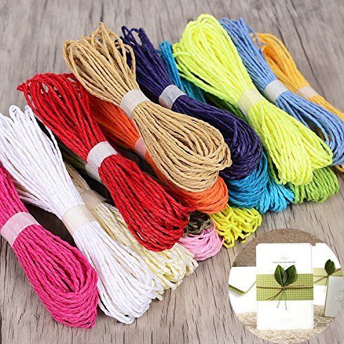 Colourful Diy Paper Rope Threads For Various Art And Craft Projects And ...