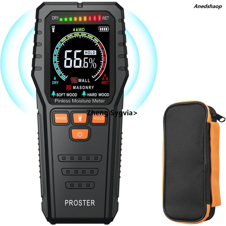 Haodeguiguo PROSTER Pinless Handheld Moisture Meter Mold Detector Wood ...