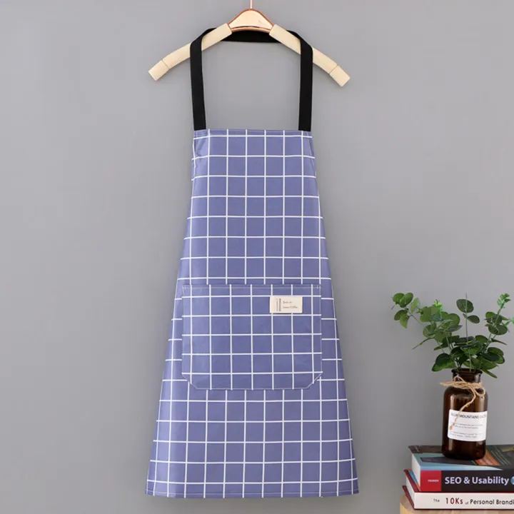 With pocket Apron Comfortable Workwear Cooking apron Waterproof apron ...
