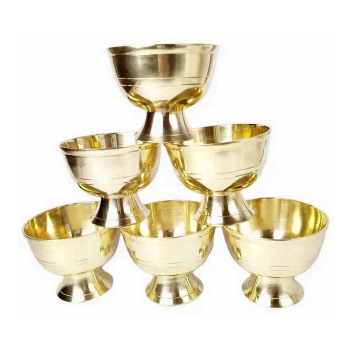 Brass Bowl (Kachaura) 8.7 Cms (Set of 6 Bowls) | Daraz.com.np