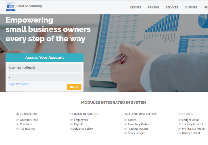 Saral Online Accounting System Software | Daraz.com.np