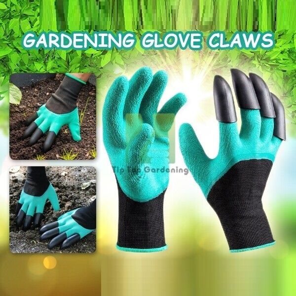 Gardening Glove Claws Finger Right Hand Planting Dig Soil Easy Safety ...