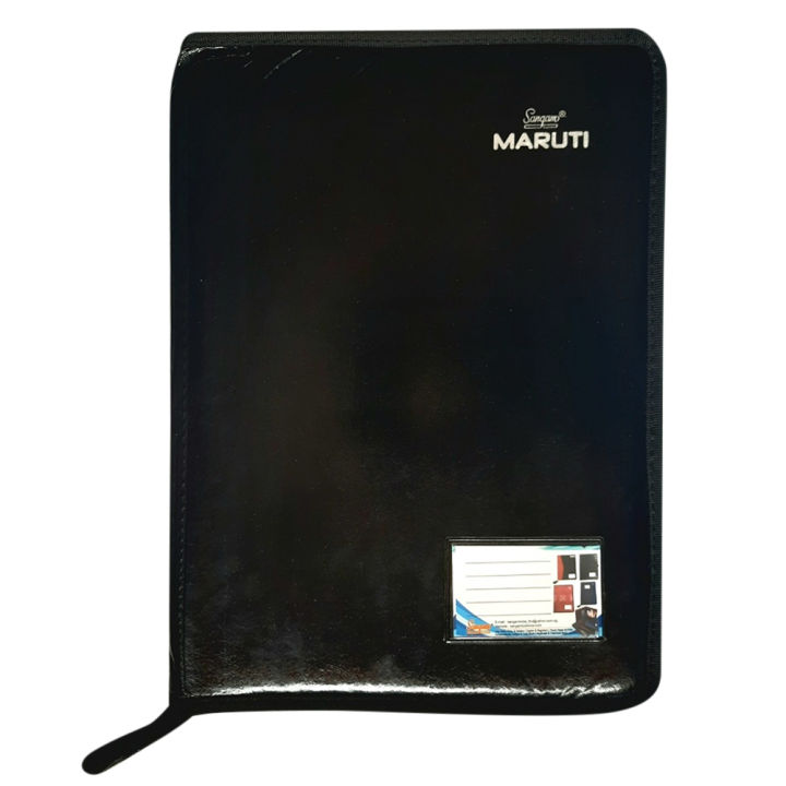 Sangam Maruti Rexin Document File Folder With Zipper B4 Size (20 ...