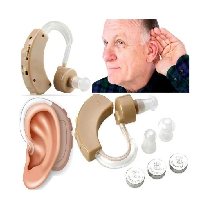 Cyber Sonic Hearing Aid Sound Voice Amplifier Magnifier Behind Ear Hard ...