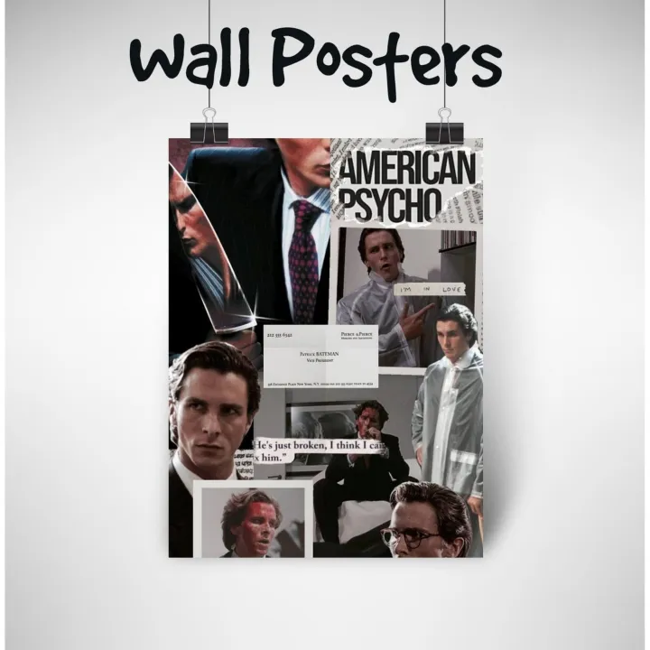 American Psycho Collection Wall Poster |Exclusive Release | Wall ...