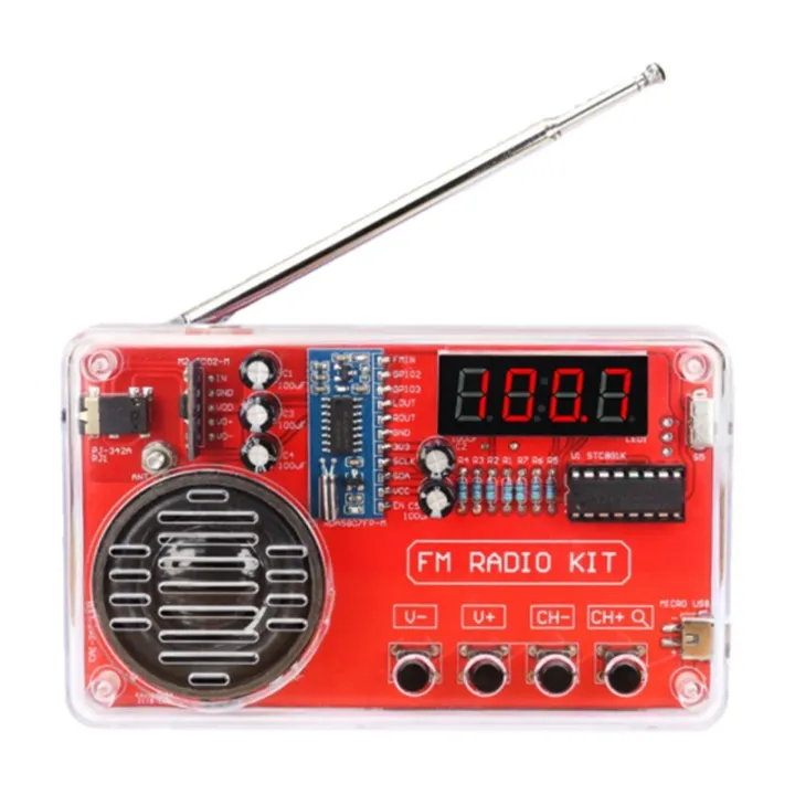 FM Radio DIY Kit FM Radio Receiver 50-108 MHz Electronic Assembly ...