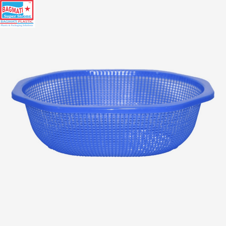 Bagmati Plastic Fruit & Vegetable Oval Shaped Strainer Basket | Daraz ...