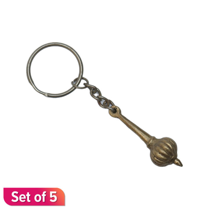 Hanuman Gadh Design Key Ring Set Of 5 | Daraz.com.np