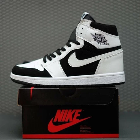 AR Jordan 1 OG High Copy White Black Sneaker Shoes For Men | Daraz.com.np