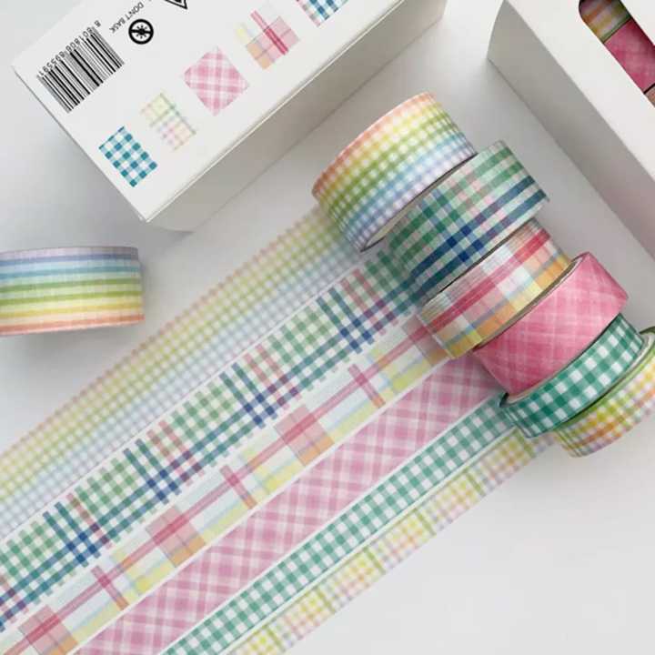 Washi Tape Basic Pattern (Set of 6) | Daraz.com.np