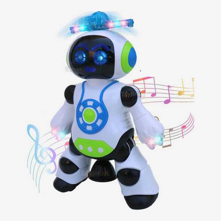 Dancing Robot Toy With Flashing Light And Sound | Daraz.com.np