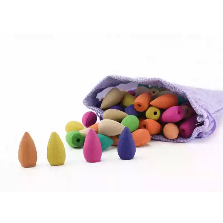 100 Pcs Multi Color Back Flow Incense With Fragrance | Daraz.com.np