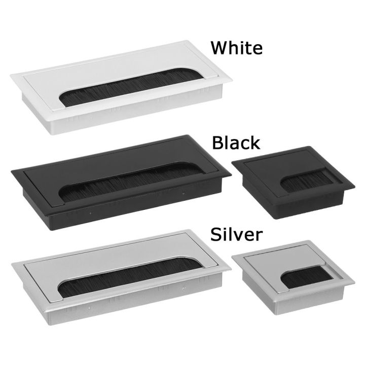 Plastic Outlet Port Grommet Hole Cover Wire Hole Cover Desk Cable Box ...