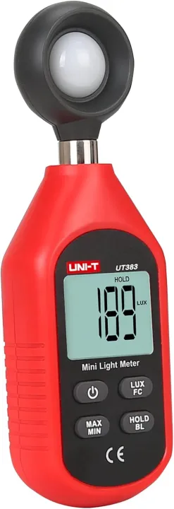 UNI-T UT383 Light Meter Lux Meter Lumens Digital Illuminance Meter ...