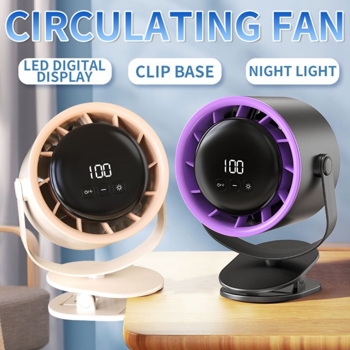Portable Desktop Fan 100 Speed High-Speed Circulating Fan 100-Speed ...