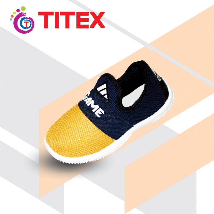 Titex Unisex Yellow/Blue Color Simple Fashionable Pattern Printed ...