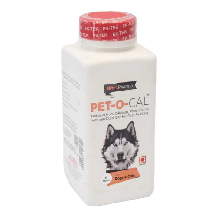 Pet-O-Cal Tablets Of Calcium, 60 Tablets | Daraz.com.np