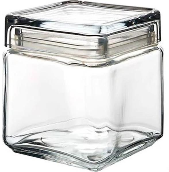 Pasabahce Landmark Glass Jar With Vacuum Cover Storage Container, 750ml ...