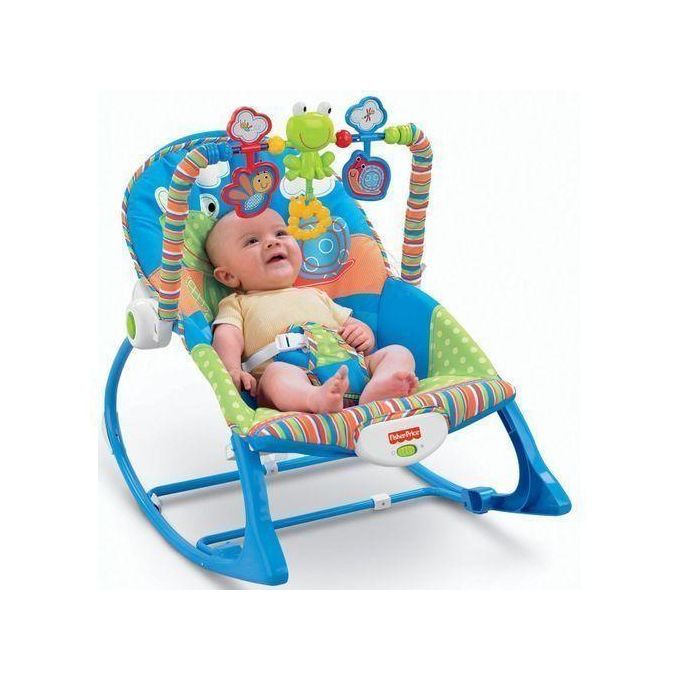 Infant To Toddler Baby Rocker With Musical Toy Bar & Vibrations | Daraz ...