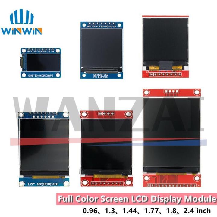 TFT Display 0.96/1.3/1.44/1.77/1.8/2.0/2.4 Inch IPS 7P SPI HD 65K TFT Full Color LCD Module ...