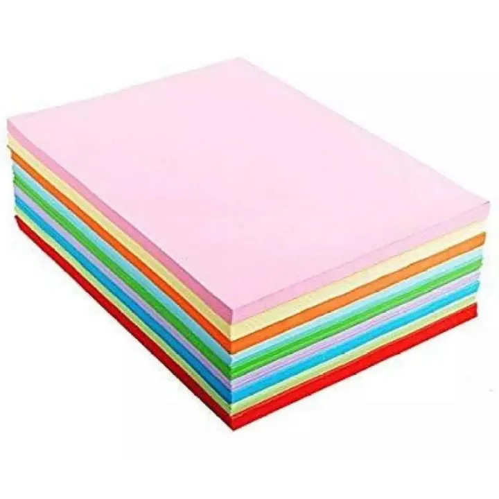Vylon Color Paper - 100 Sheets - Multi Color - A4 Size | Daraz.com.np